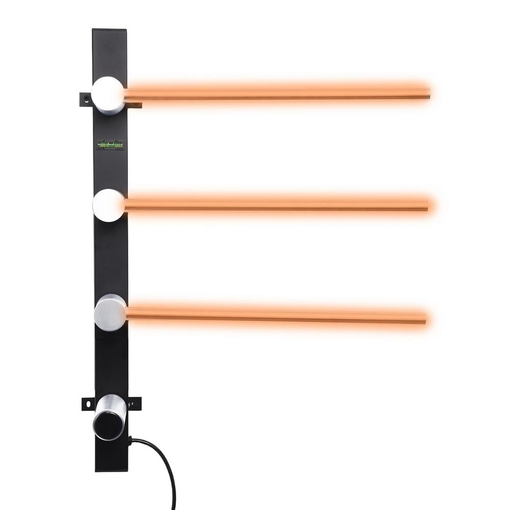 XIANERS Heated Towel Rack Stainless Steel Bathroom Towel Rack Towel ...