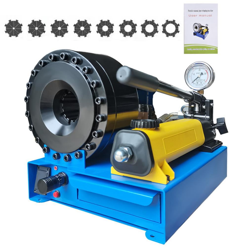 XIANERS Hose Crimper Machine Handheld Hydraulic Hose Crimping Tool High ...