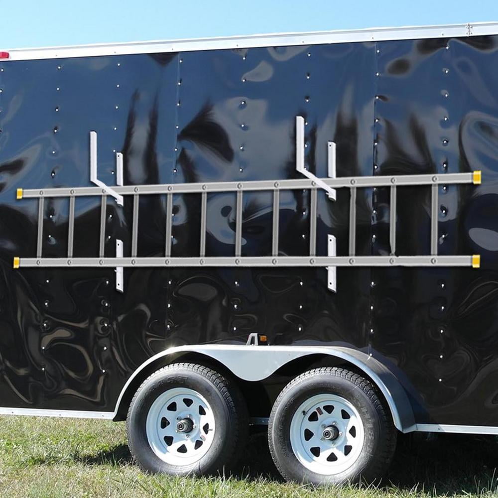 XIANERS Ladder Rack for Truck, 4 Racks Aluminum Trailer Ladder Rack ...