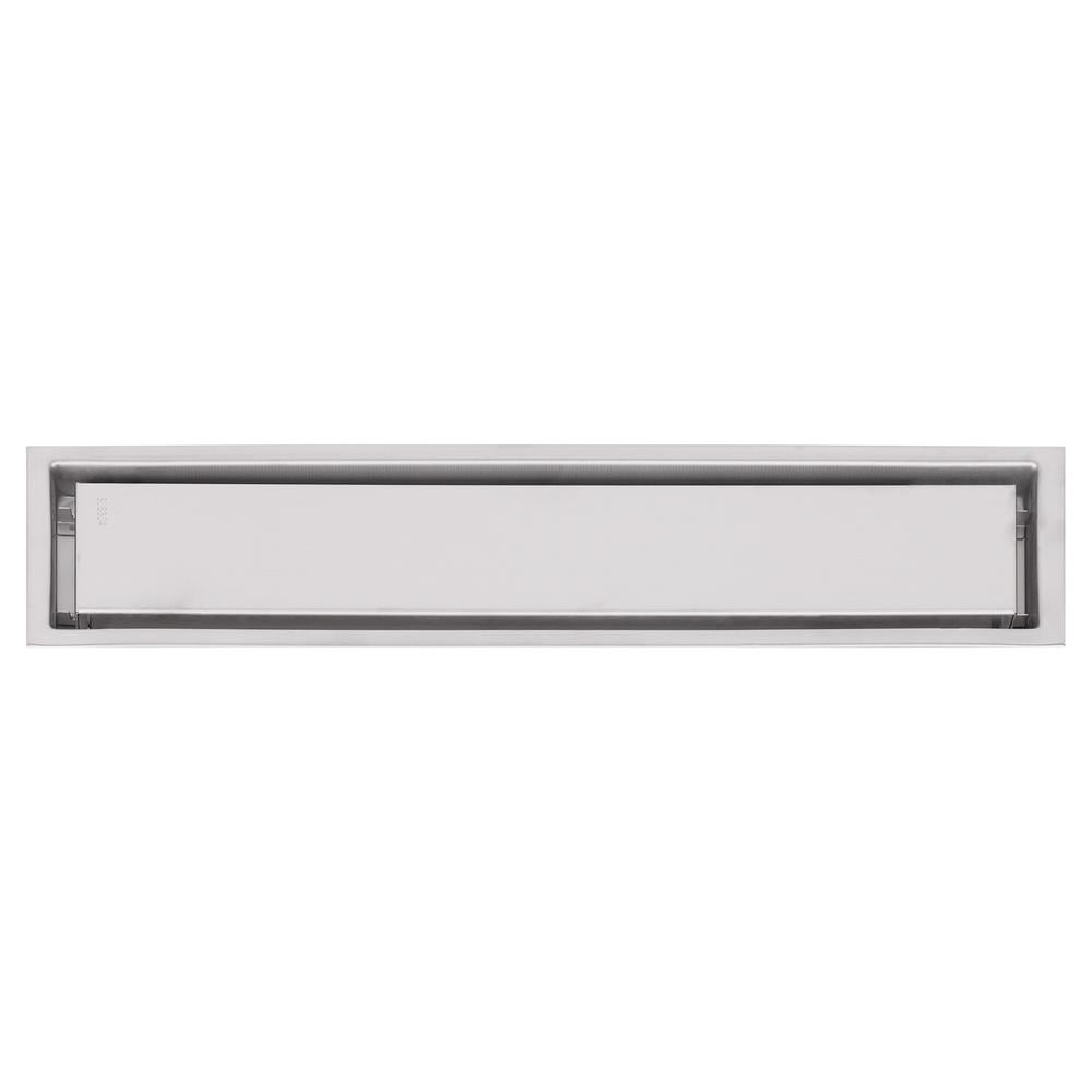 XIANERS Linear Drain Shower Floor Bathroom Drain Rectangle 304 ...