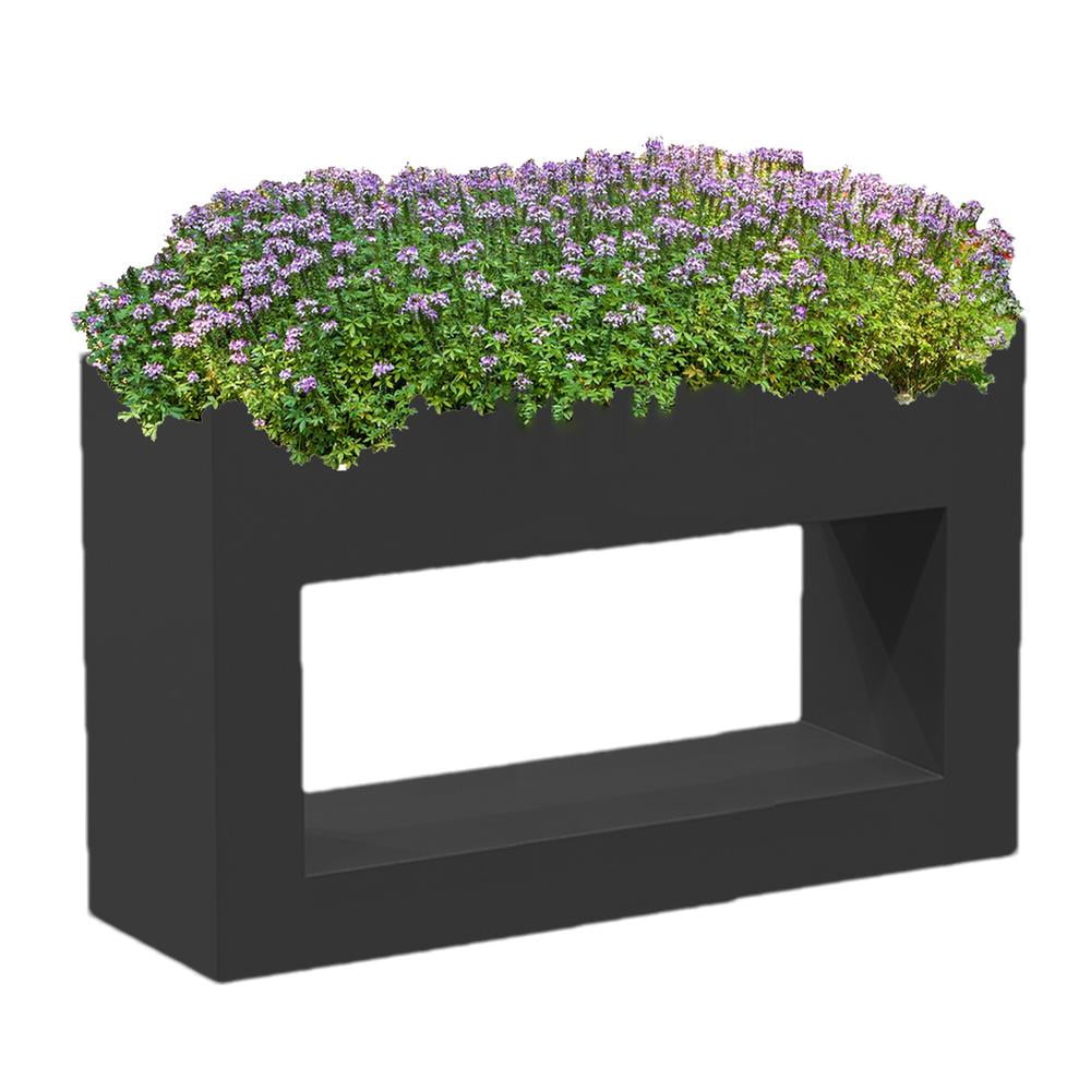 XIANERS Metal Divider Planter Box Long Rectangular Planter Box for ...