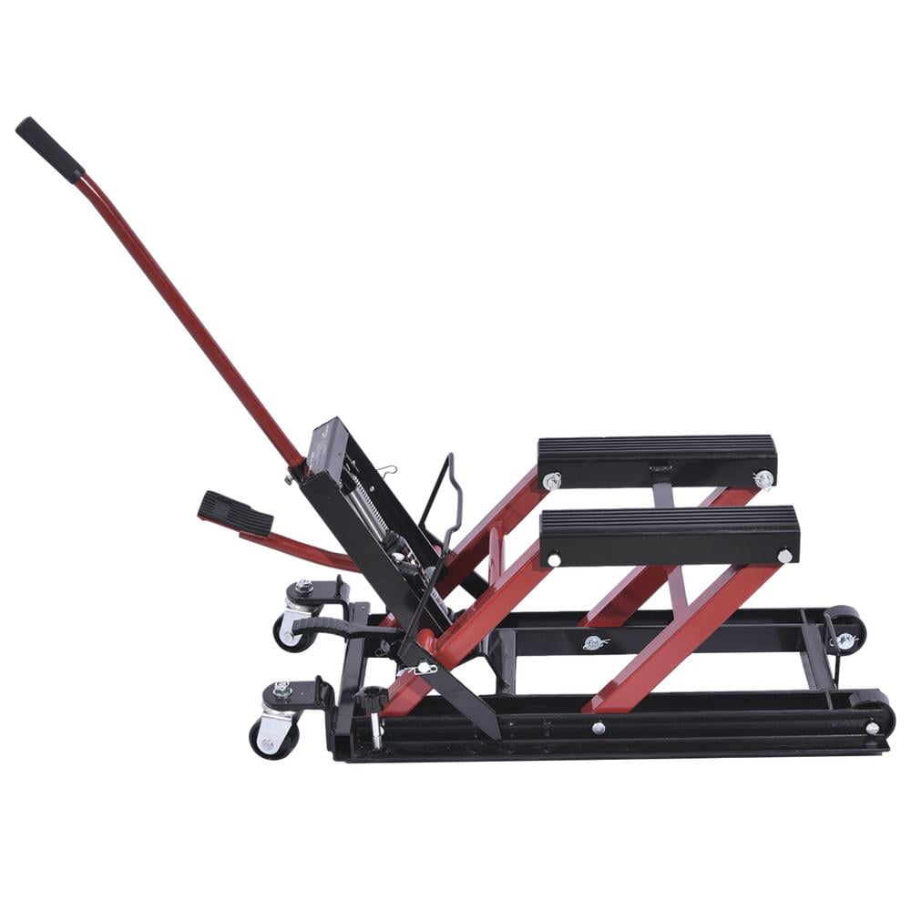 XIANERS Motorcycle Lifts Motorcycle Stand Lift with Wheels Foot ...