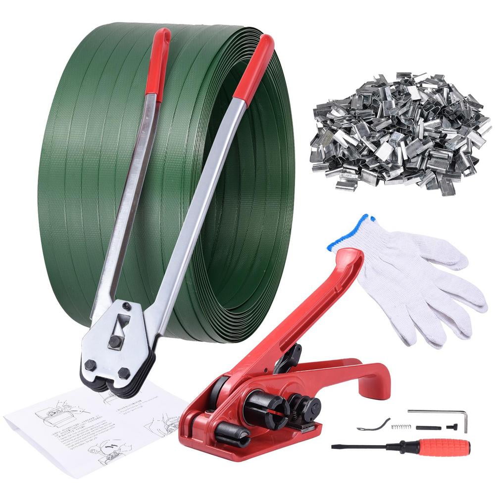 XIANERS Packaging Strapping Tool Banding Sealer Tool Strapping Tensioner Gloves Included Labor ...