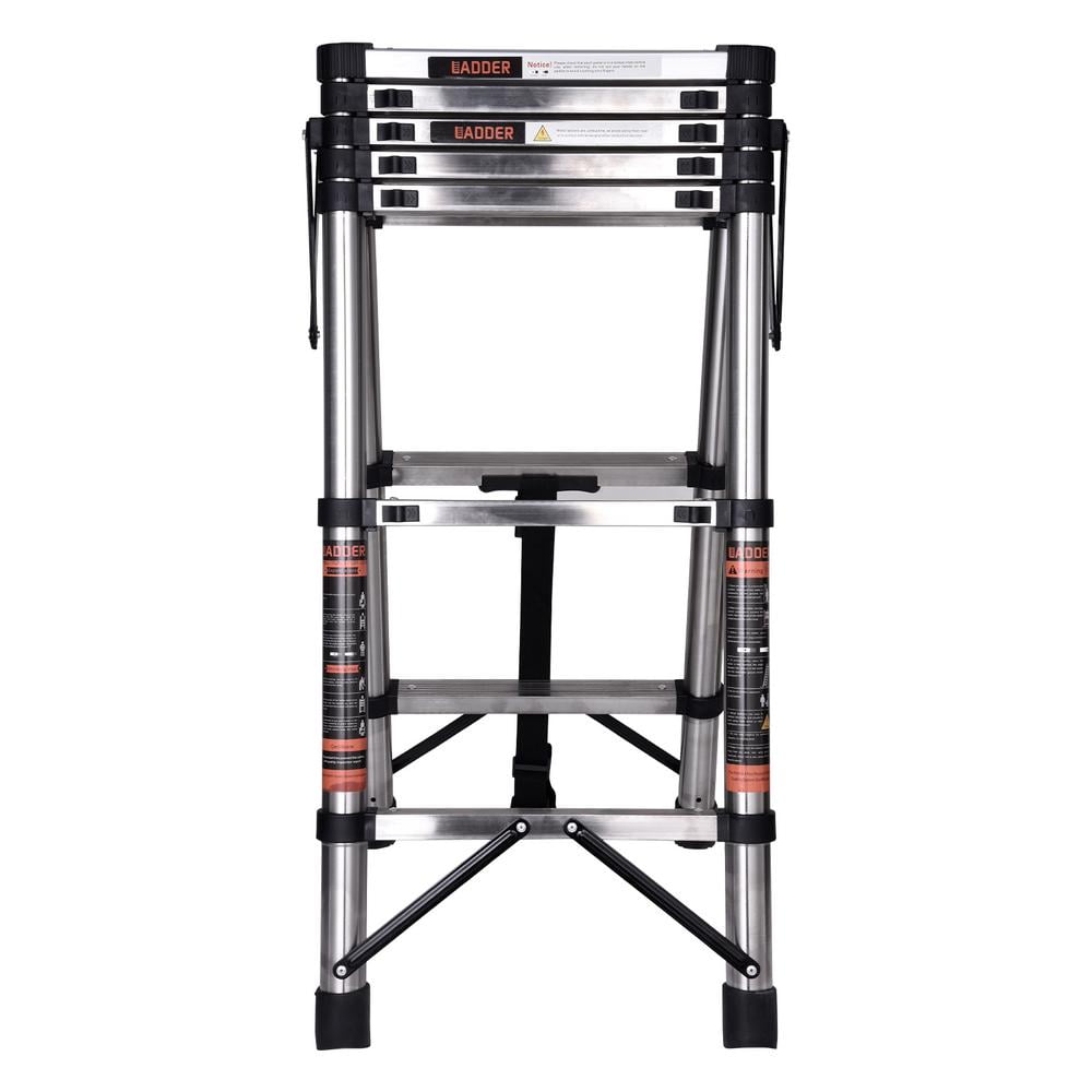 XIANERS Retractable Ladder Multi-Purpose 8.5Ft Telescoping Ladder ...