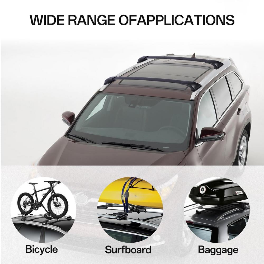 XIANERS Roof Cargo Rack Heavy-Duty Aluminum Cargo Carrier Car Top ...