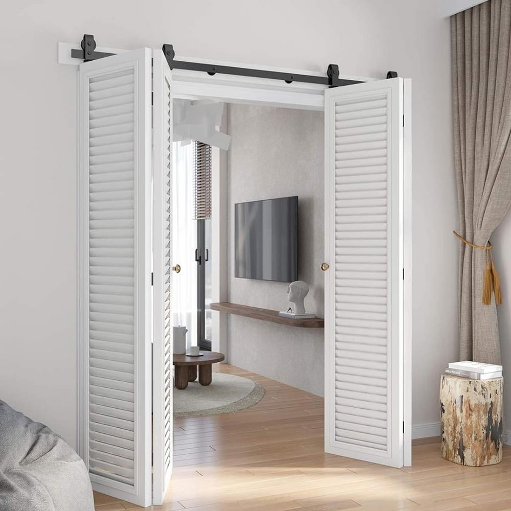 XIANERS Sliding Door Track Heavy Duty Door Track Sliding Door Kit ...