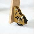 XIANERS Sliding Library Ladder Track Floor Rollers Space Saving Step ...