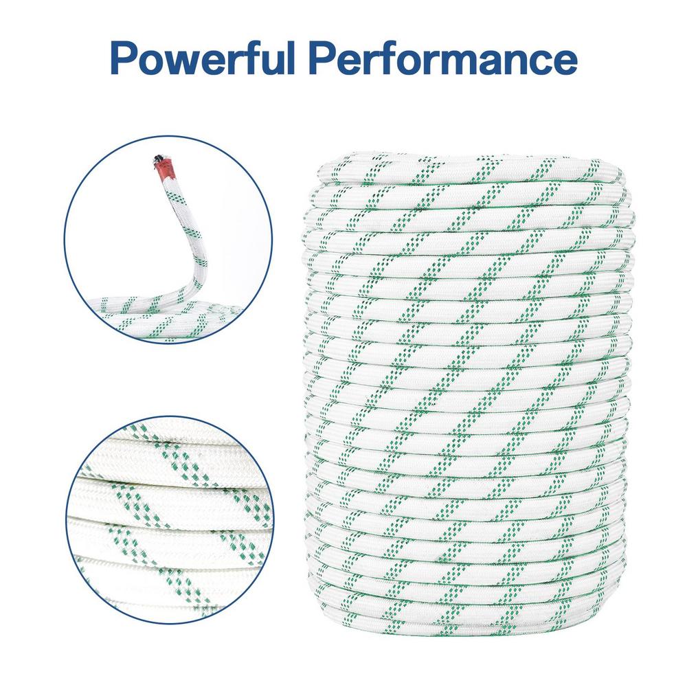 XIANERS Tree Ropes Arborist Pulling 197 Ft High Strength Double Braided ...