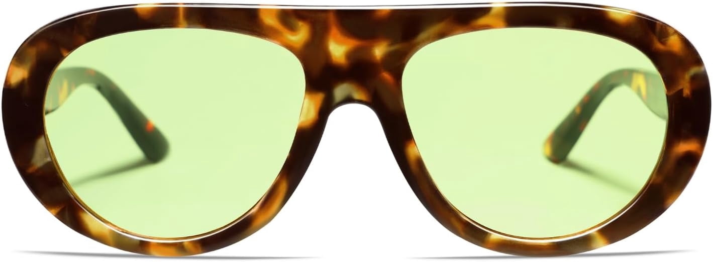 XIANGYANG Retro Aviator Sunglasses For Women Chic Classic 70s Vintage ...