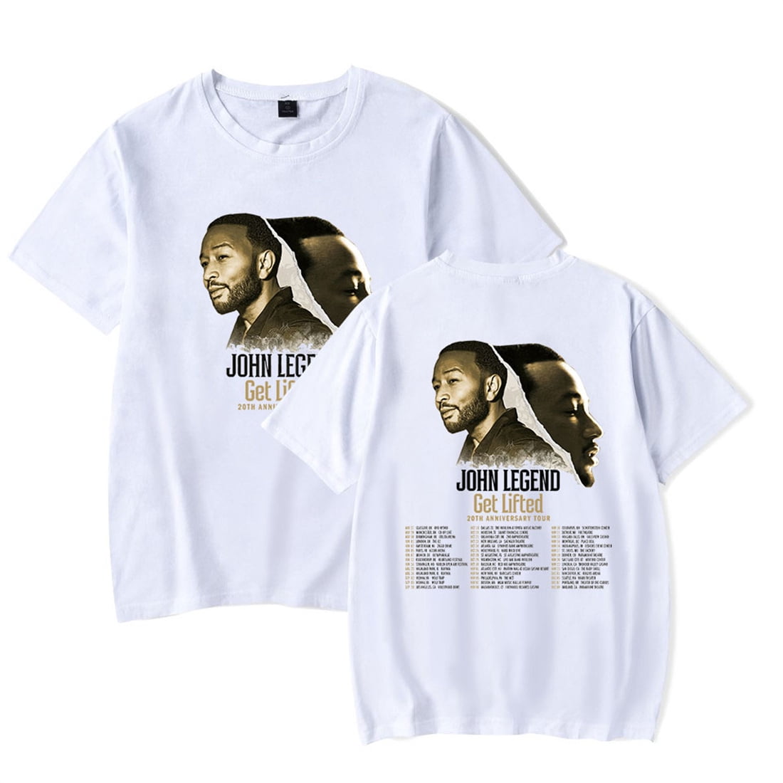 XIANQI John Legend Get Lifted 20th Anniversary Hip Hop T-Shirt xl ...