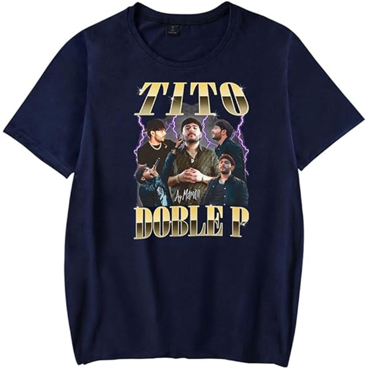 XIANQI Tito Double P T-Shirts Crew Neck Short Sleeve Fashion Clothing ...