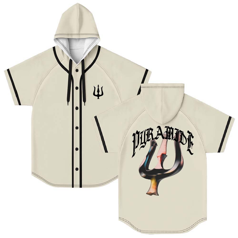 XIANQI Werenoi Pyramide 2 Merch Hooded Baseball Jersey Tee s - Walmart.com