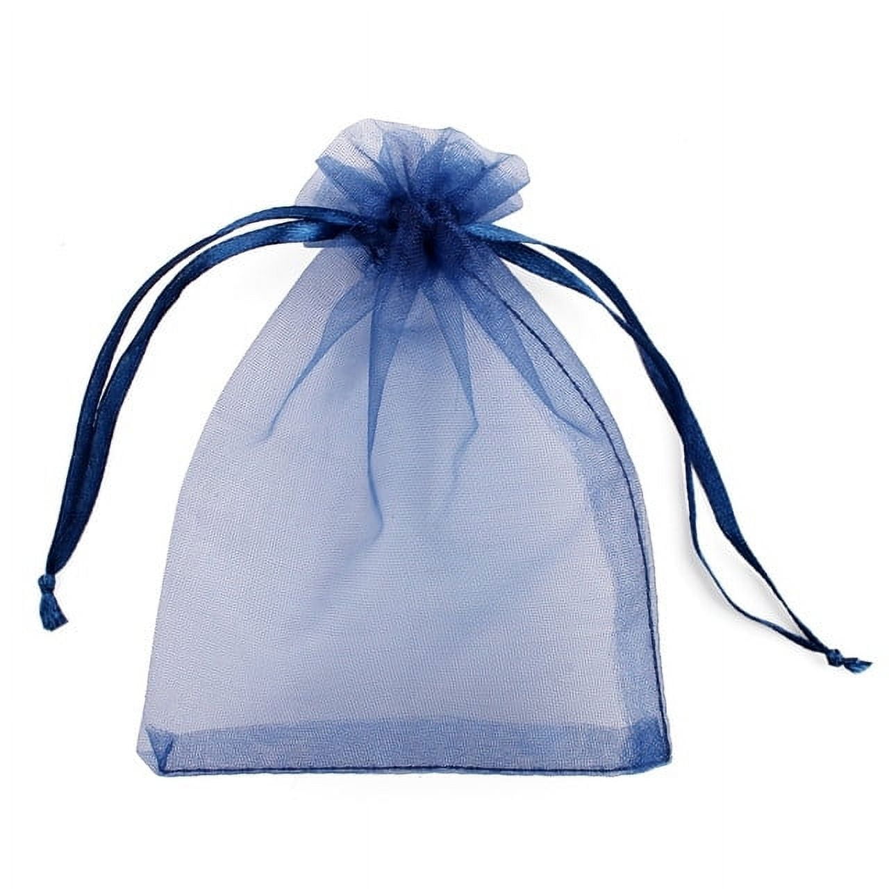 XIANXIAN 100PC Sheer Organza Bags, Mixed Color Wedding Favor Bags with ...