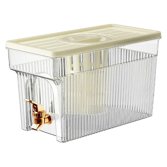 XIANXIAN 3L Refrigerator Beverage Dispenser - Plastic Pitcher with ...