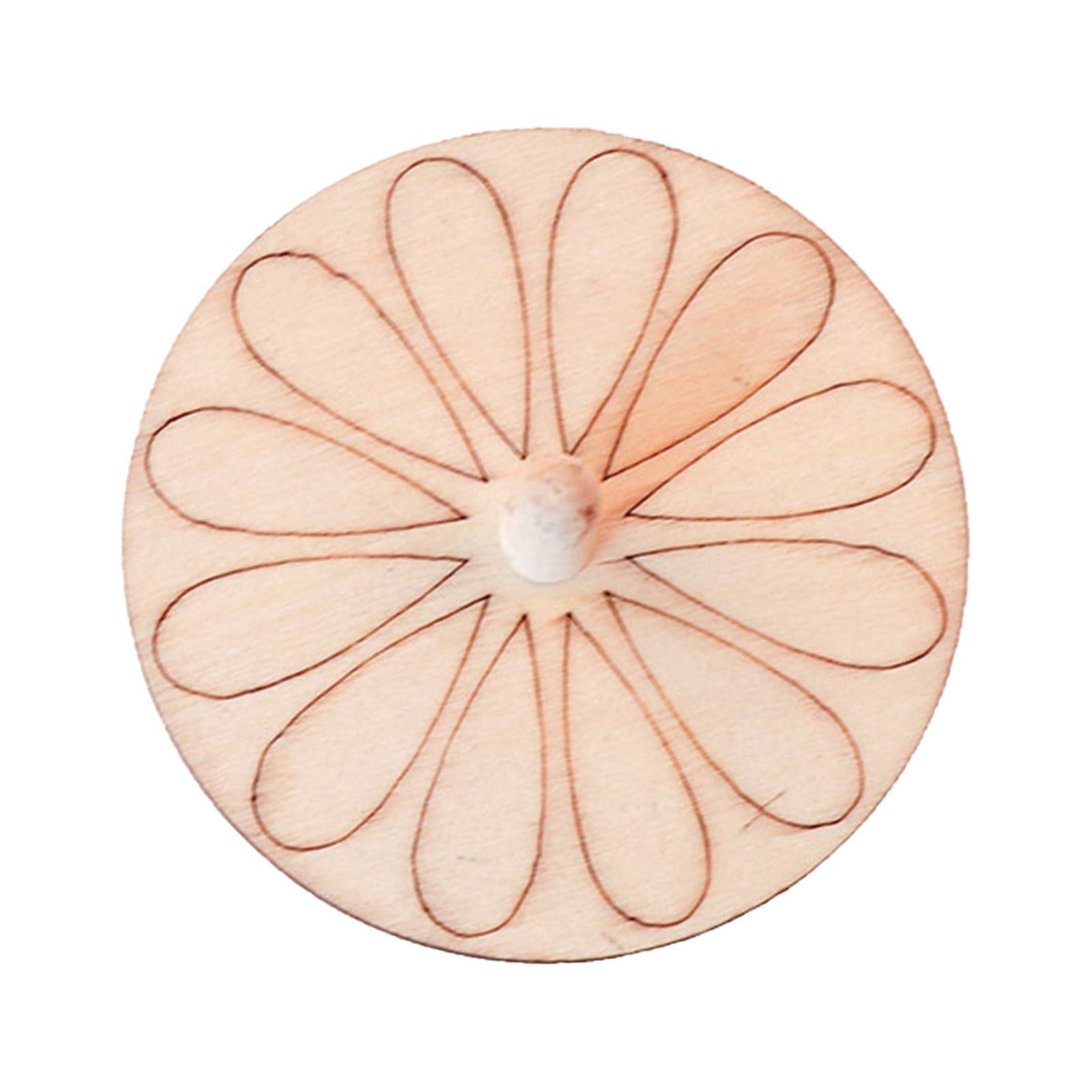 XIANXIAN 5PCS DIY Wooden White Embryo Gyro Children's Painting Painted ...