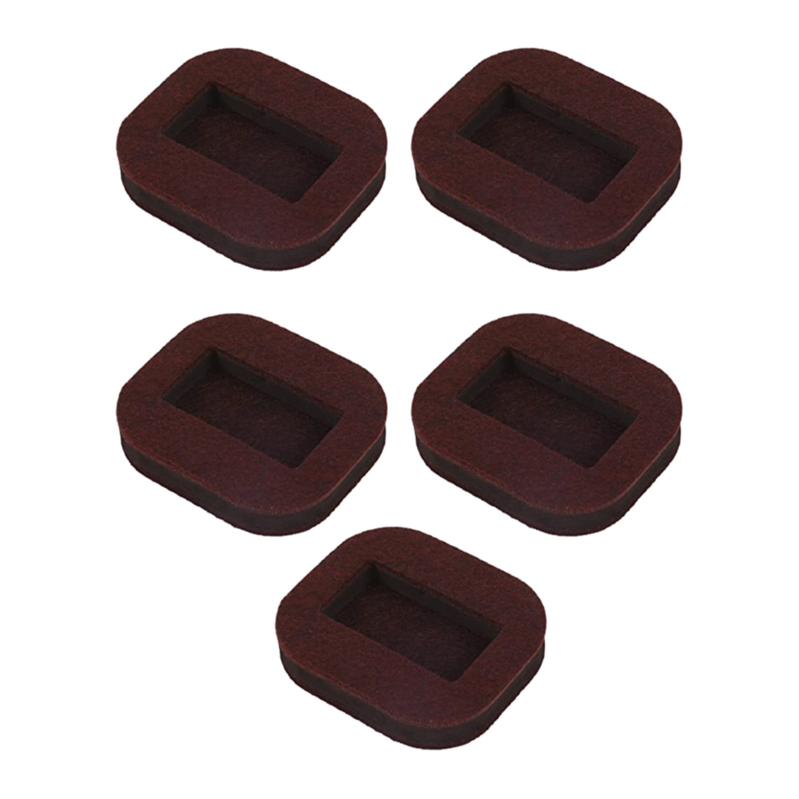 XIANXIAN 5pc Furniture Caster Cups Anti-Slip Wheel Stoppers Non-Scratch ...