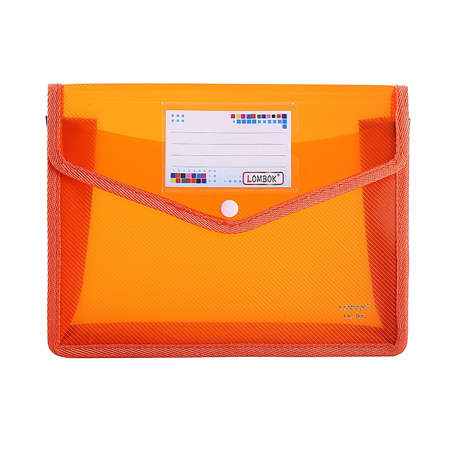 XIANXIAN Transparent Plastic Folder Plastic File Folders Envelope ...