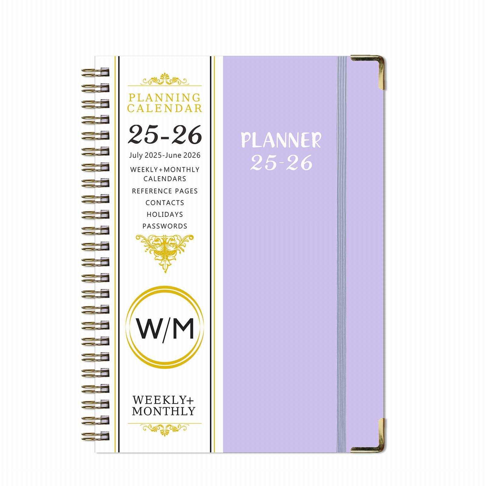 XIANXIAN Daily Weekly Monthly Planner 2025-2026 Organizer Notebook ...