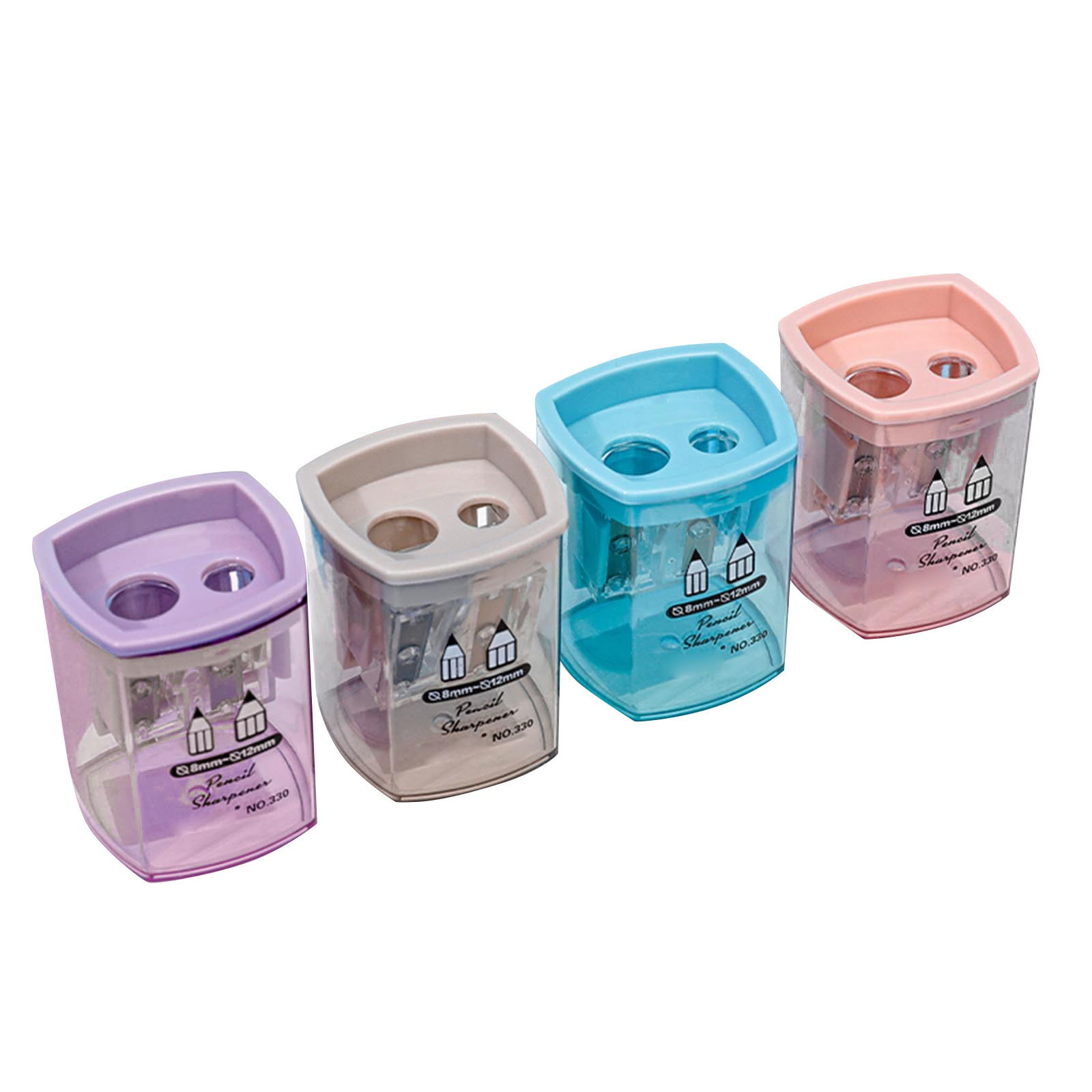 XIANXIAN Dual-Hole Manual Pencil Sharpener Compact Handheld Design ...