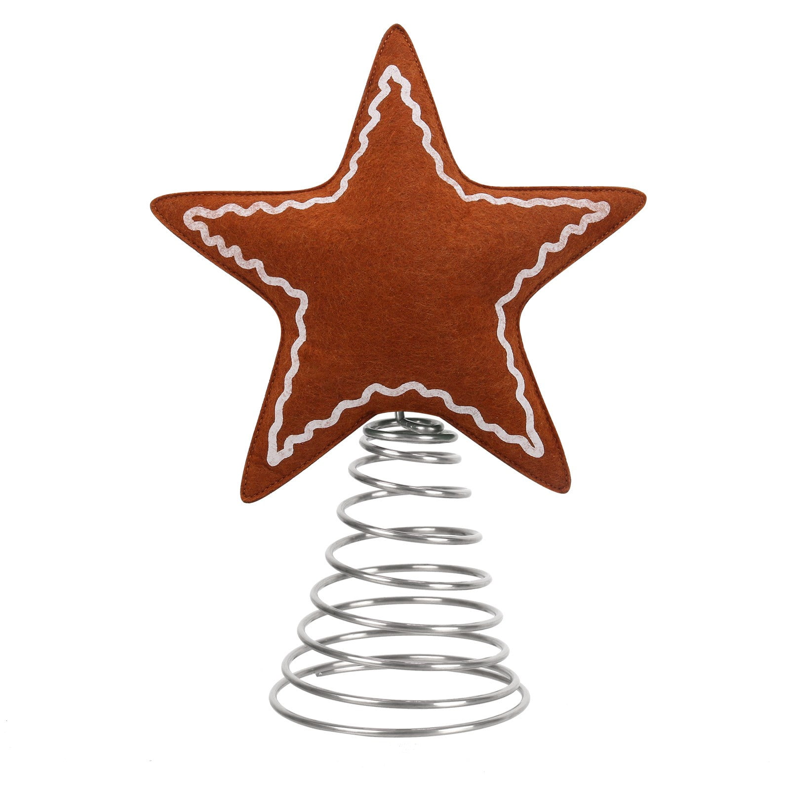 XIANXIAN Festive Tree Topper with Snowflake & Star Shapes in Baked ...