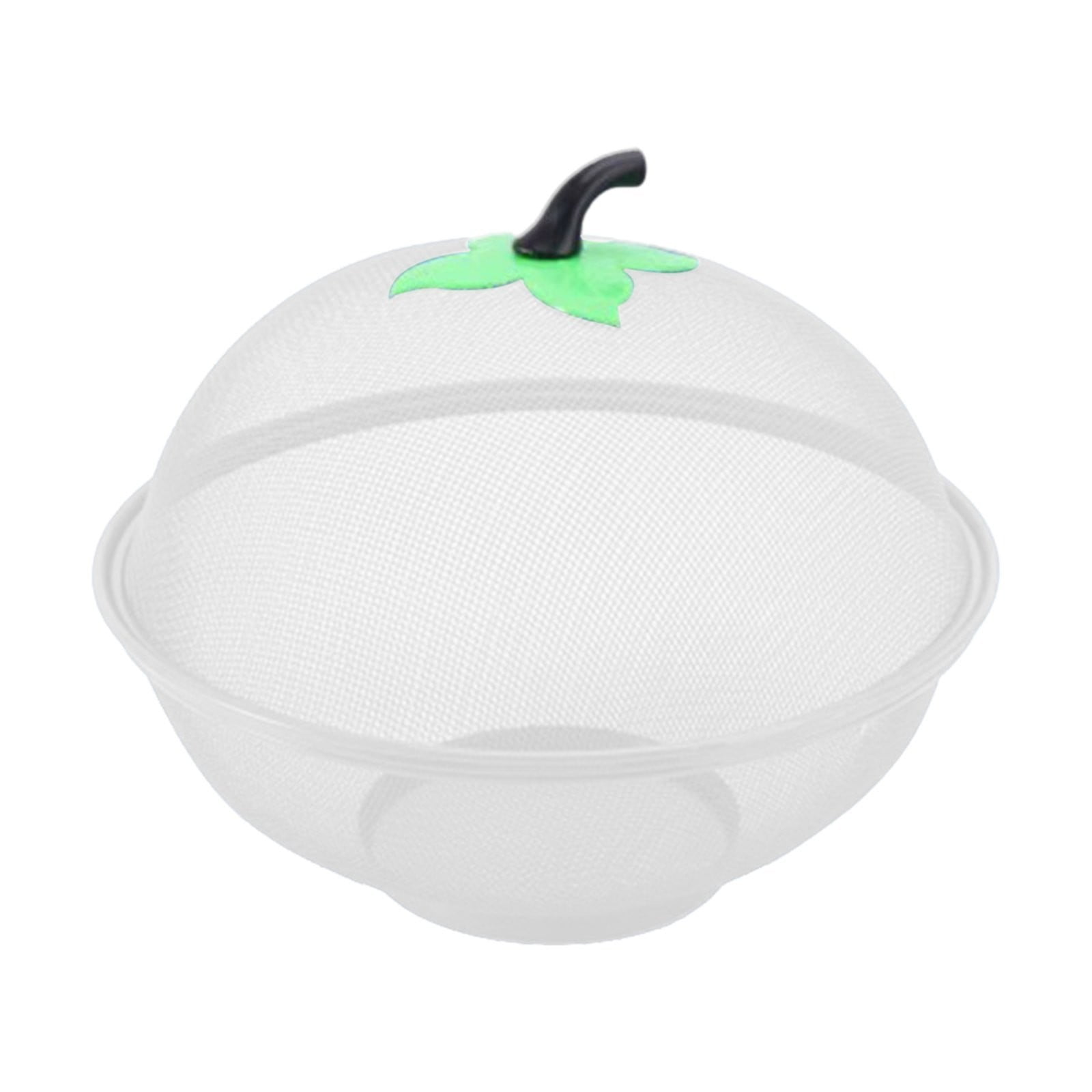 XIANXIAN Fruit Basket with Fly Net Lid - Ventilated Mesh Bowl for ...