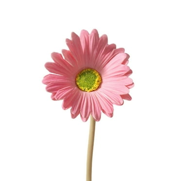 Artificial Real Touch Gerbera Barberton Daisy Stems (Set of 6 ...