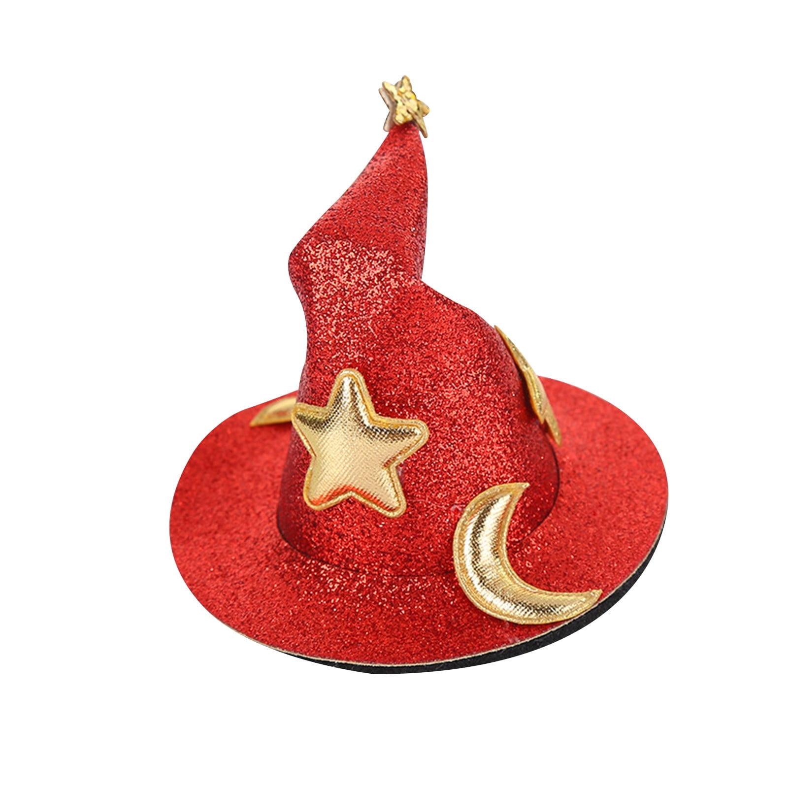 XIANXIAN Hallo-ween Curved Hat Hair Clip Party Small Top Hat Prop DIY ...