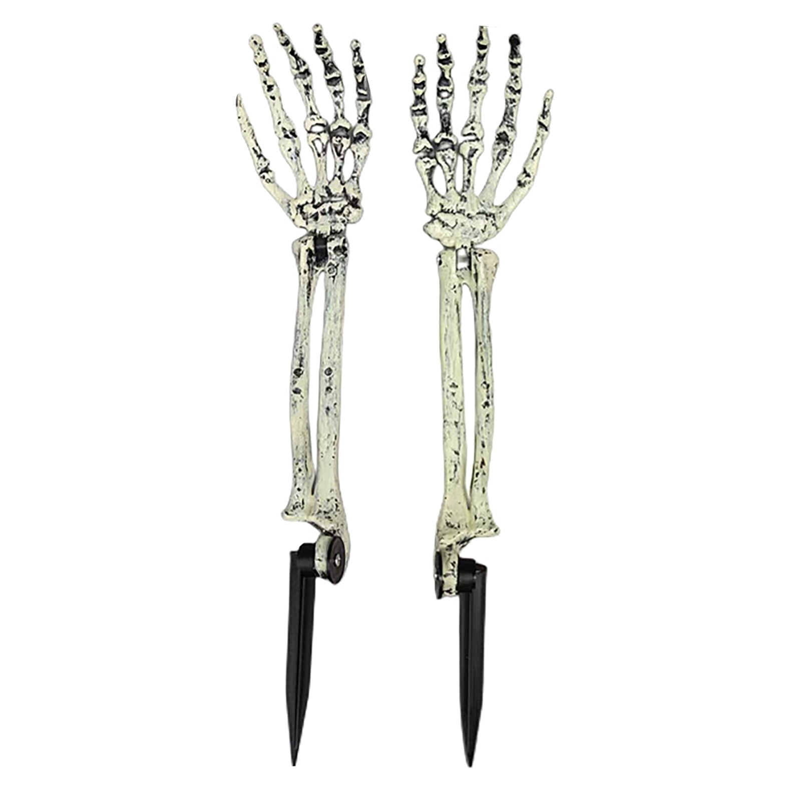 XIANXIAN Halloween Skeleton Stakes Lights Skeleton Hand Arms Garden ...