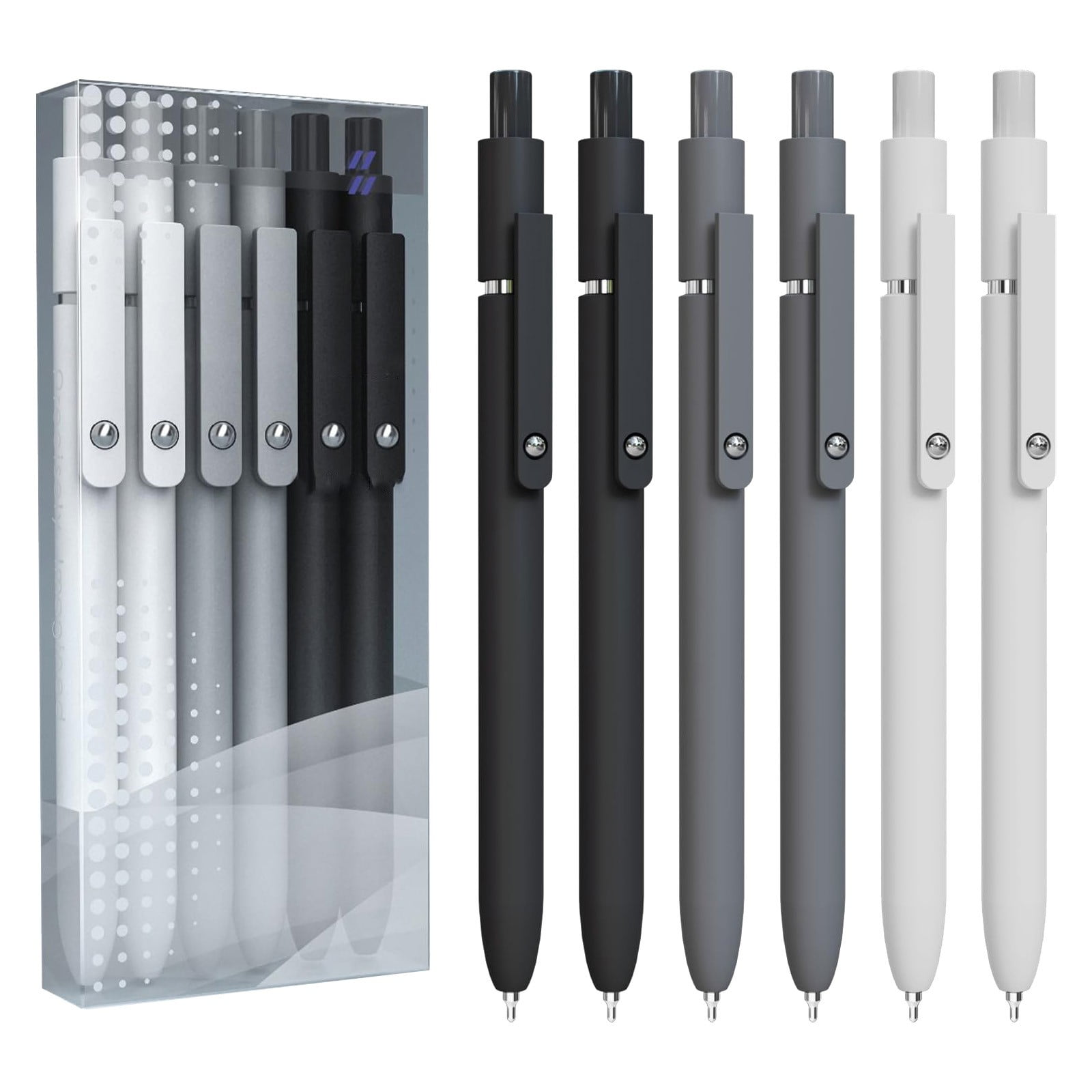XIANXIAN Neutral Press Pen Morandi Tone 5-Pack Set Boxed Writing Set ...