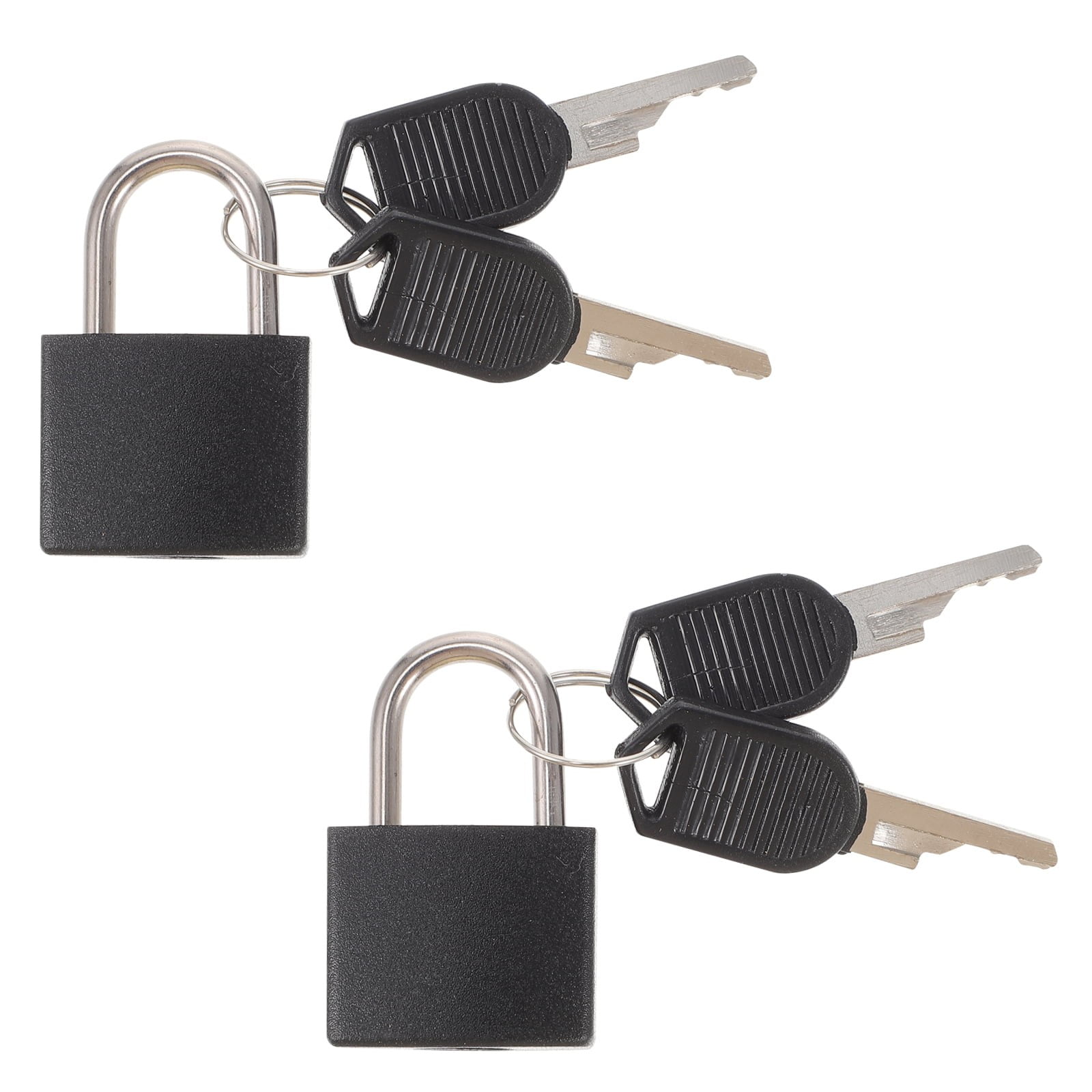XIANXIAN Padlock 2Pcs Padlock with Key Travel Lock Replacement Padlock ...