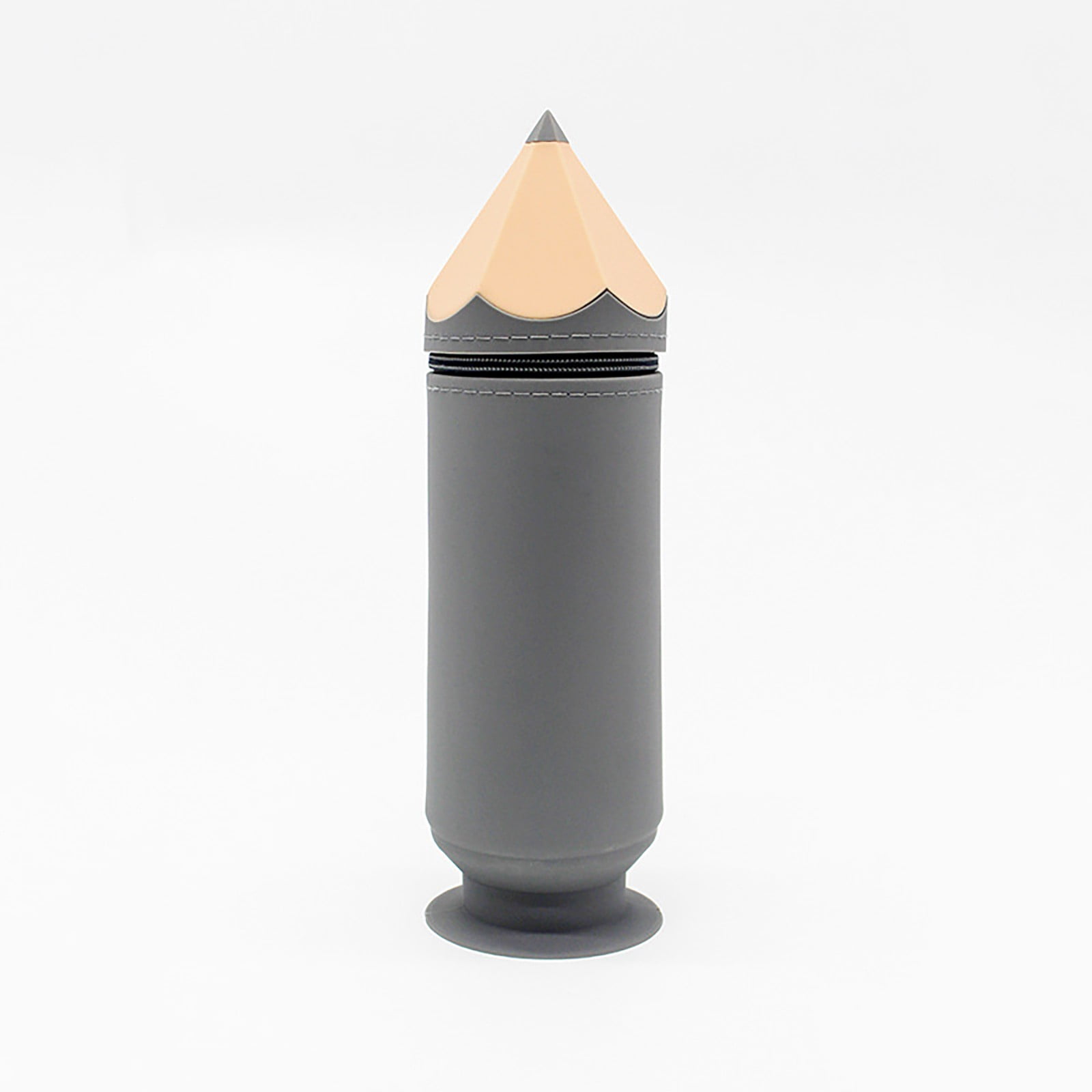 XIANXIAN Pencel Shape Silicone Freestanding Pencil Case Pen Holder Desk ...