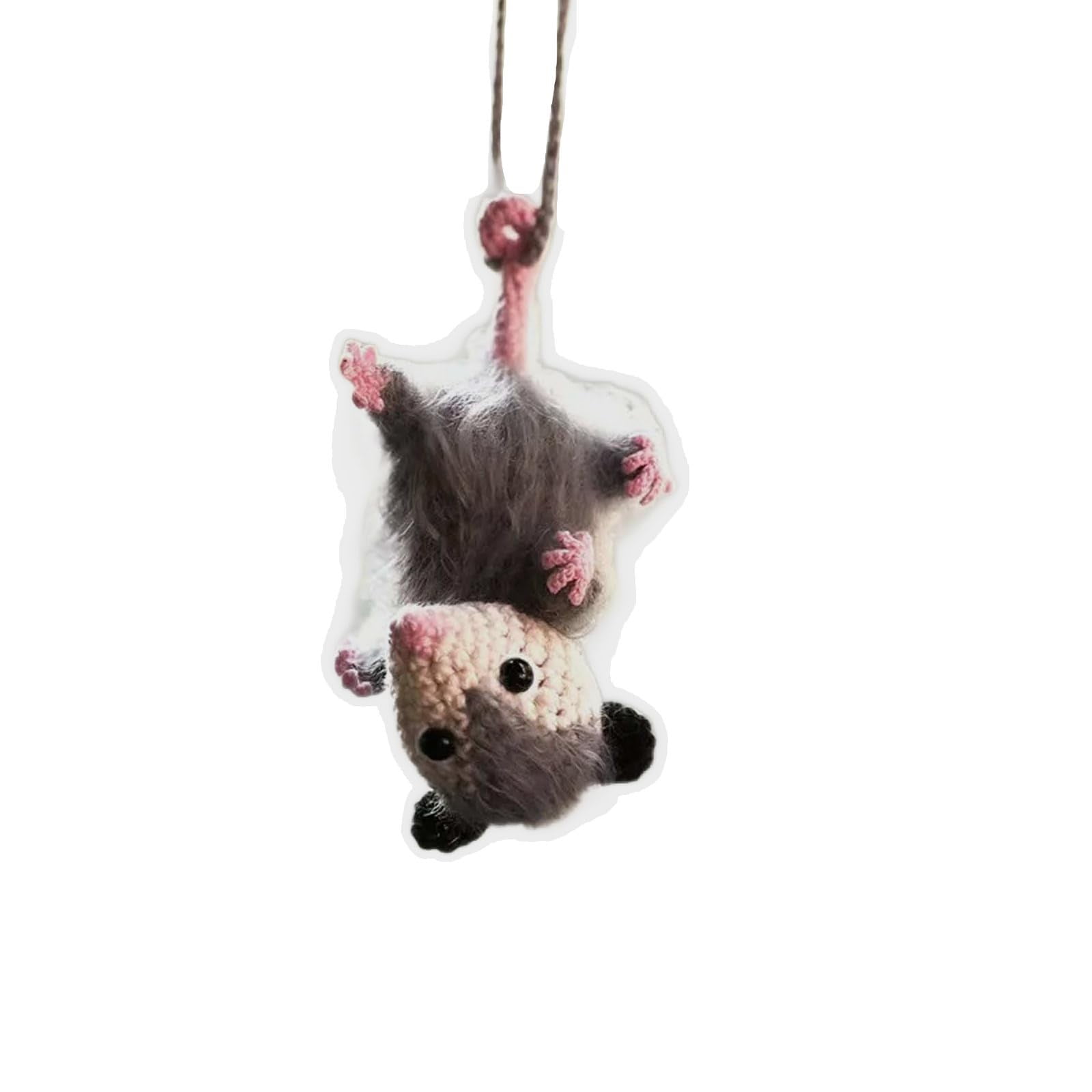 XIANXIAN Possum Car Charm - 2024 New Opossum Gifts Rearview Mirror ...