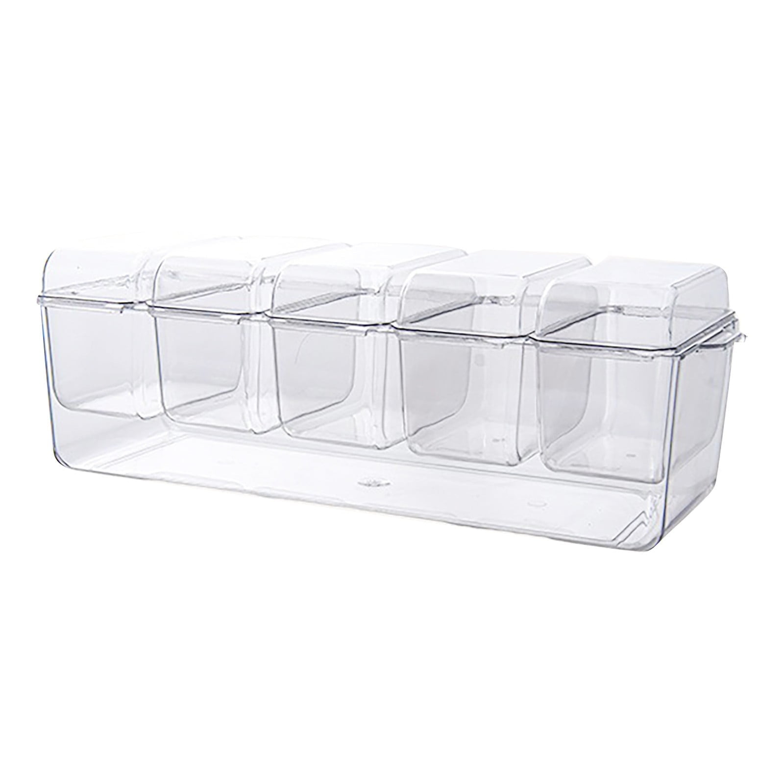XIANXIAN Salad Storage Box Chilled Condiment Box 5 Containers Condiment ...
