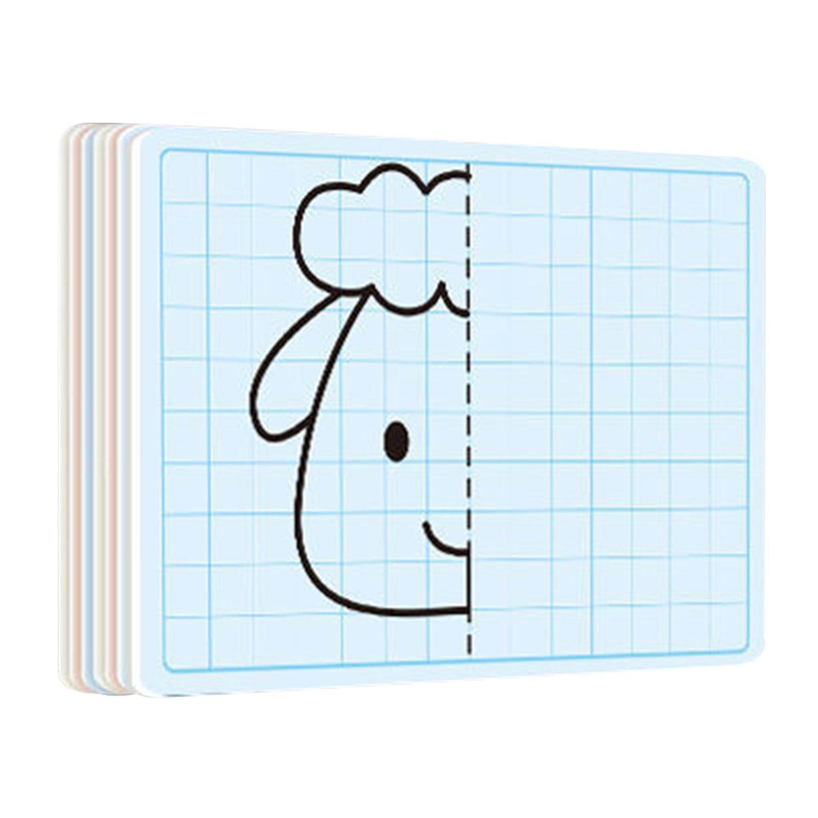 XIANXIAN Small White Board Grid Symmetry Drawing, Graphic Drawing Board ...