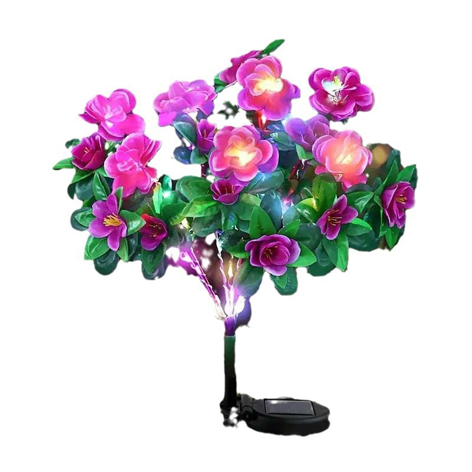 XIANXIAN Solar Azalea LED Pathway Lights - 56 Color-Changing IP65 ...