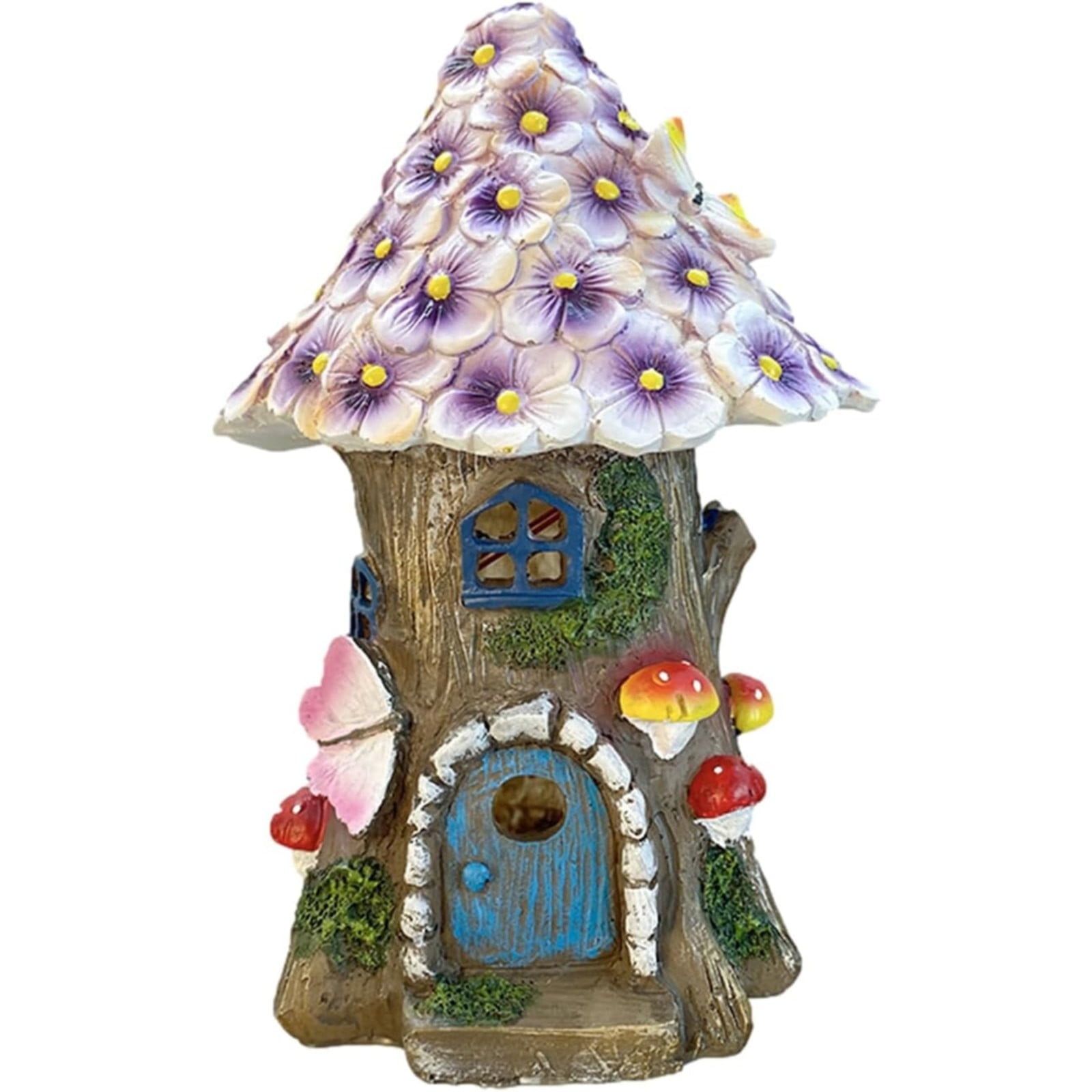 XIANXIAN Solar Fairy Cute Garden House Fairy Garden Fairy House Large ...