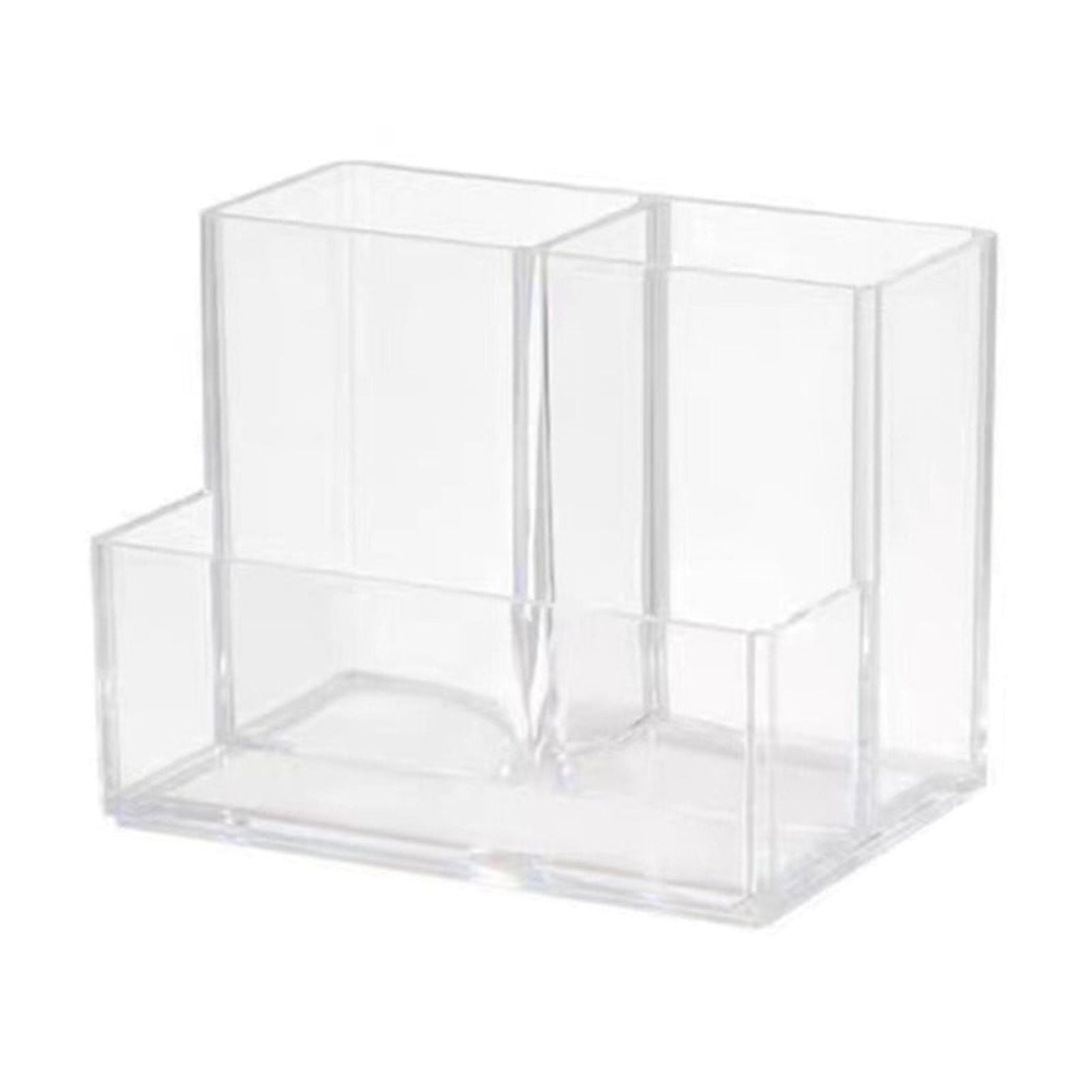 XIANXIAN Student Desk Simple Pen Holder Clear Acrylic Pencil Holder Cup ...