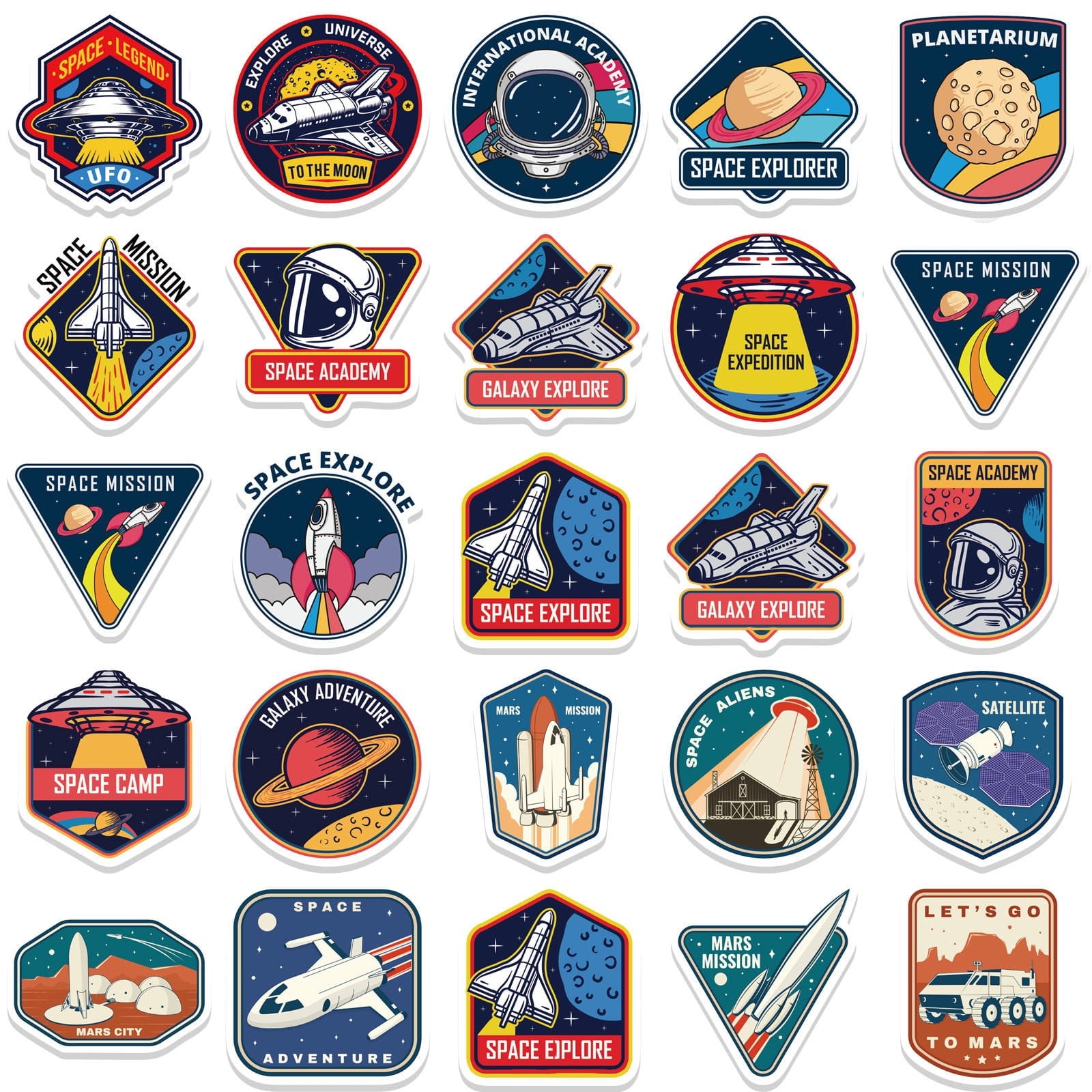 XIANXIAN Waterproof Astronaut Stickers for Teens Boys Girls Kids ...