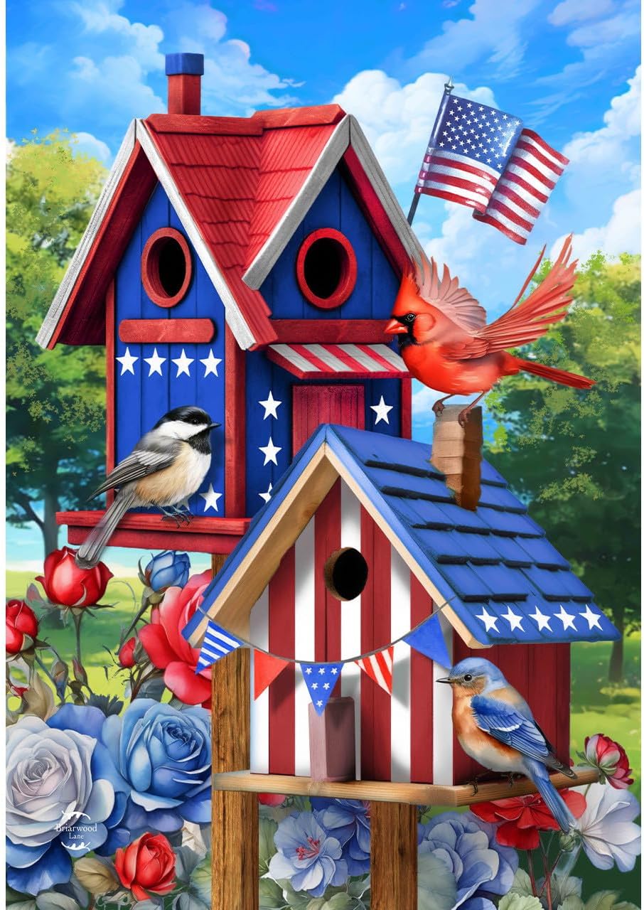 XIAOBIN American Freedom Eagle House Flag - Walmart.com