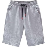 XIAOCHA Elastic Drawstring Shorts for Men Casual Pocketed Everyday ...