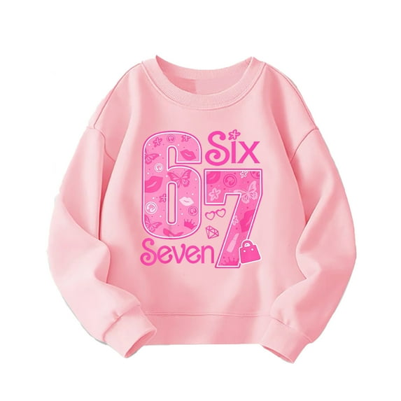 XIAOCHA Girls Sweatshirt Loose Long Sleeve Crew Neck Pullover Soft ...