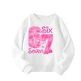 XIAOCHA Girls Sweatshirt Loose Long Sleeve Crew Neck Pullover Soft ...