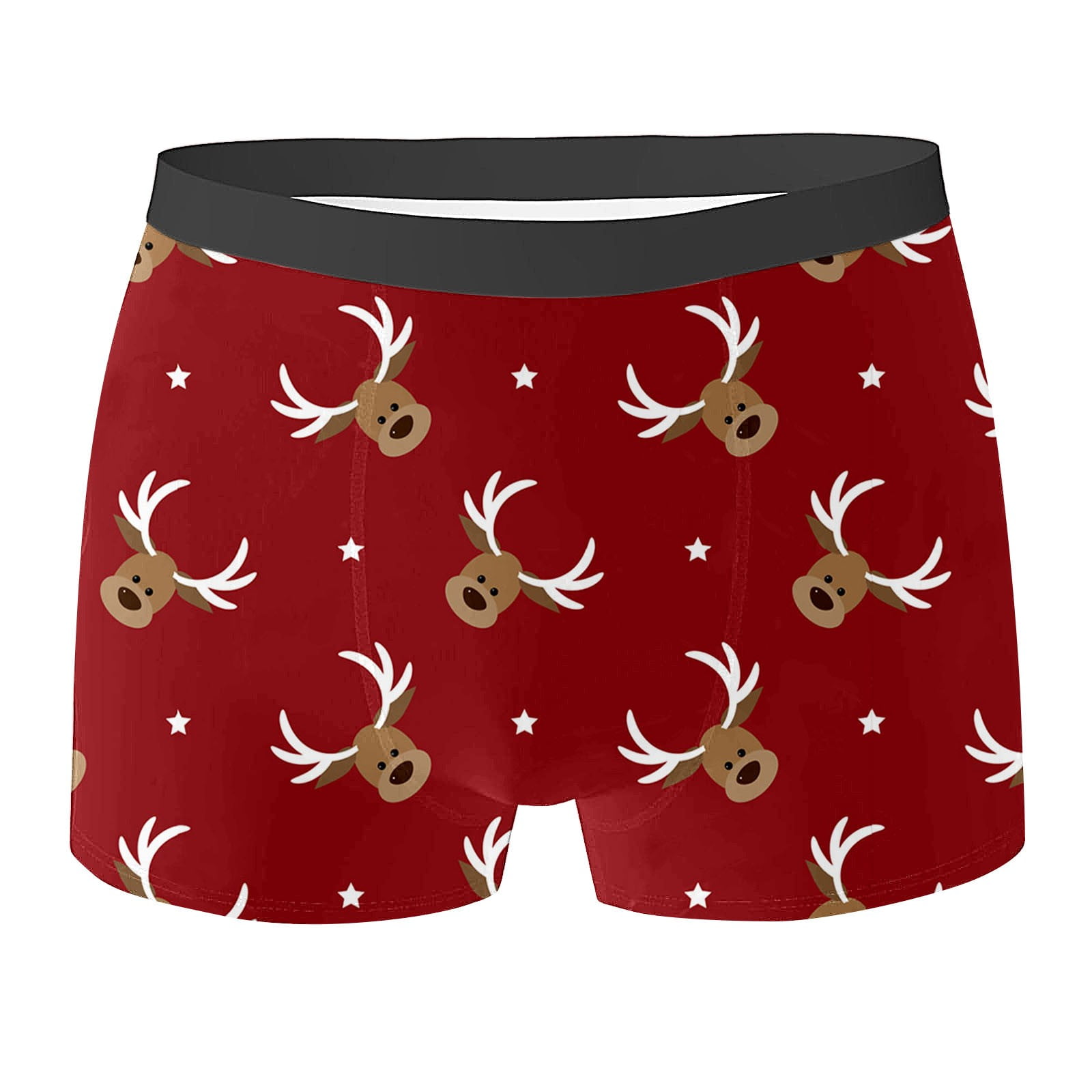 XIAOCHA Men's Custom Boxer Briefs Personalized Face Pattern Trunks ...