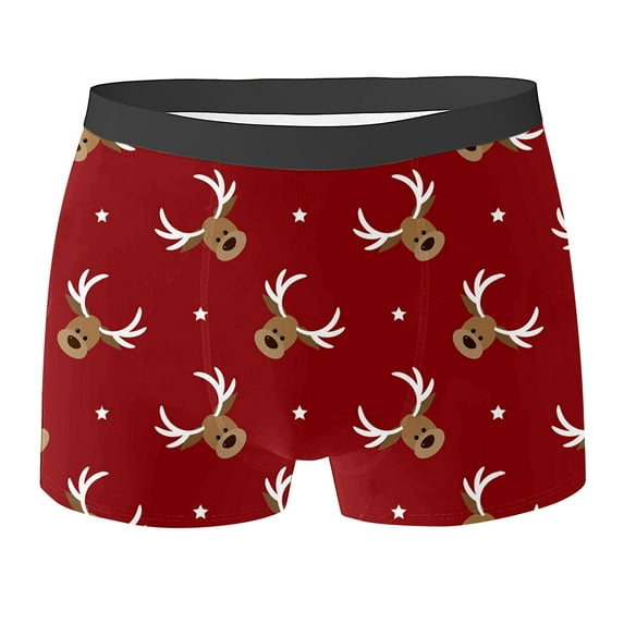 XIAOCHA Men's Custom Boxer Briefs Personalized Face Pattern Trunks ...