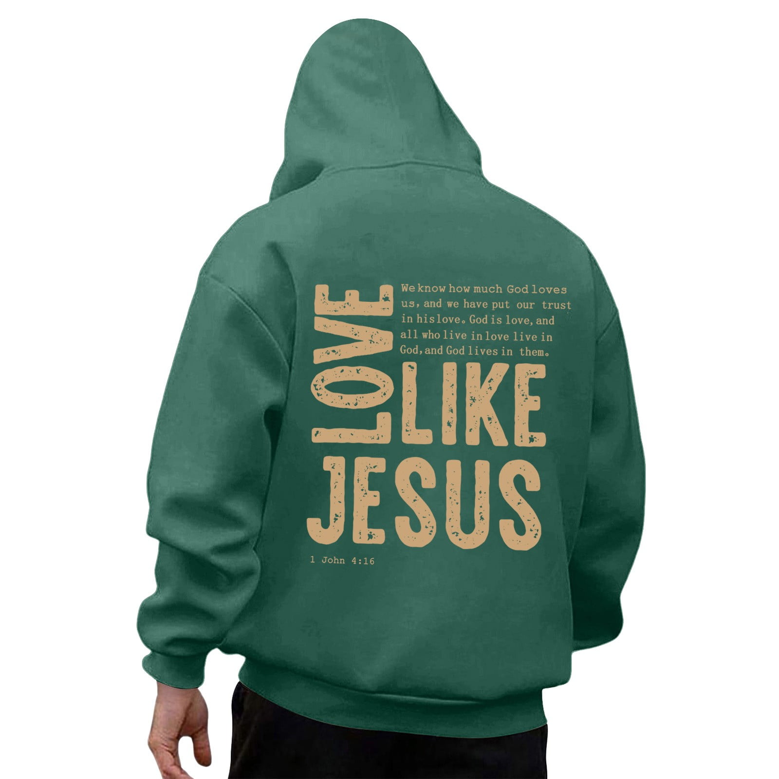 XIAOCHA Mens Hoodies Vintage Letter Printed Casual Pullover Hoodies Sweatshirts Loose ...