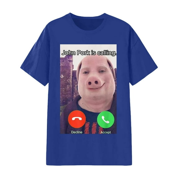 XIAOCHA Unisex Graphic Printed Crew Neck T-Shirt For Everyday Comfort ...