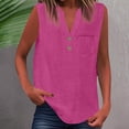 XIAOCHA Women's Patch Pocket V-Neck Vest Relaxed Fit Farm Daily ...