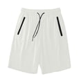 XIAOCHA Zip-Pocket Drawstring Shorts for Men Breathable Athletic ...