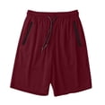 XIAOCHA Zip-Pocket Drawstring Shorts for Men Breathable Athletic ...