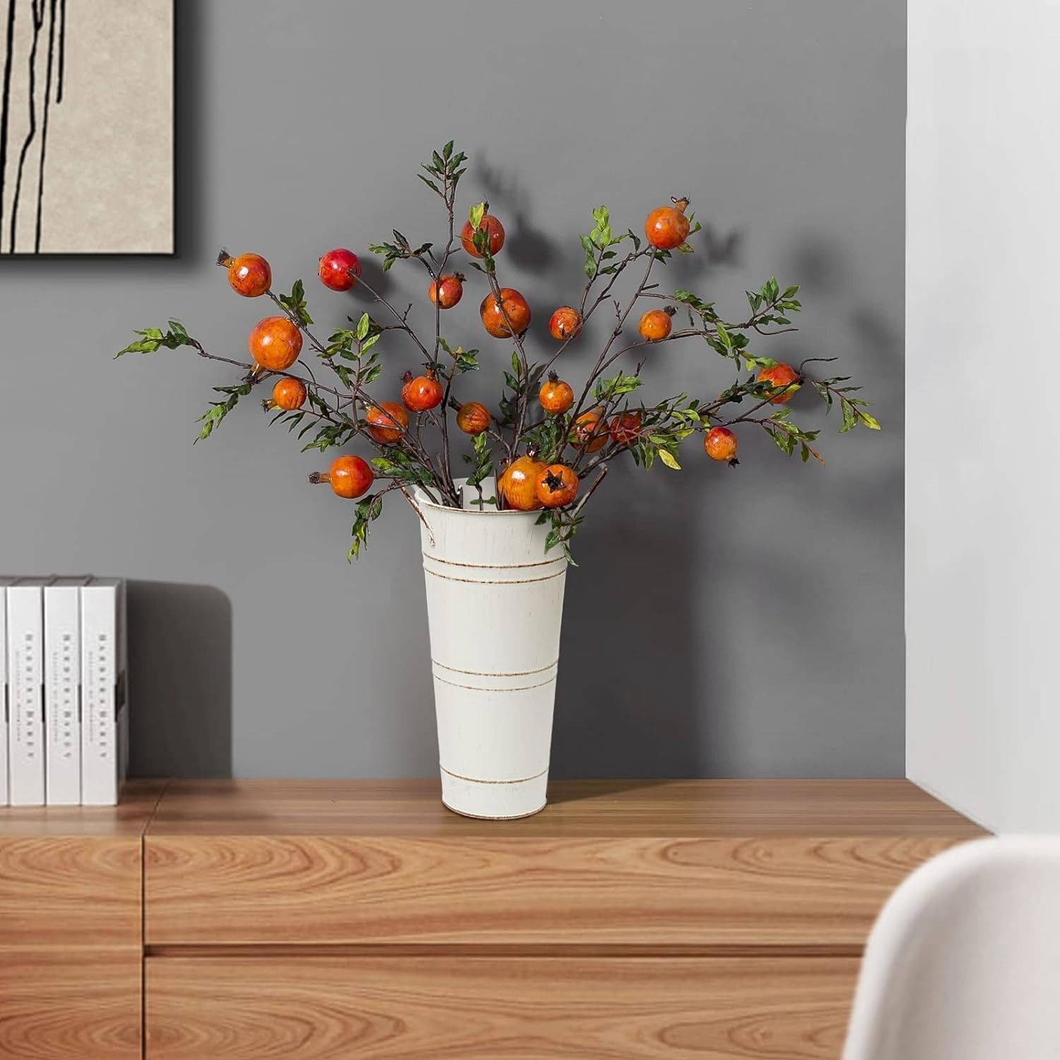 XIAOGZAHPU Rustic French Wedding Flower Bucket in Beige - Charming ...